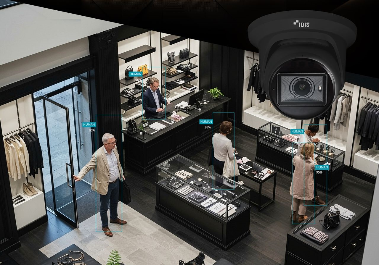 IDIS Combines Performance and Style with New all-black EDGE AI turret ...